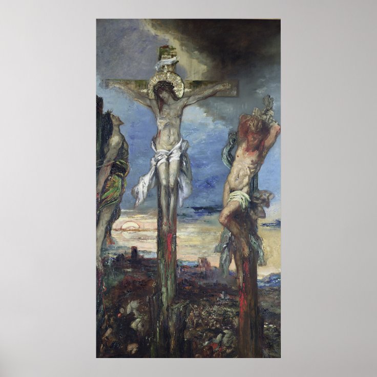 Christ between the Two Thieves, c.1870 Poster | Zazzle