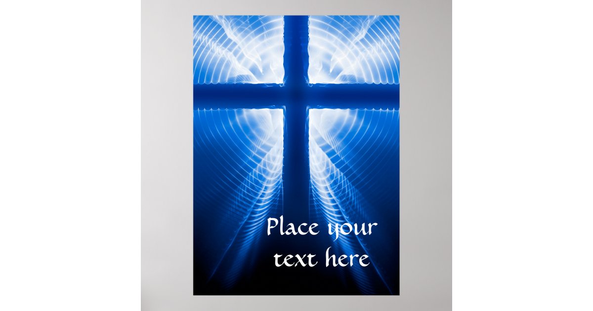Christ Cross Poster | Zazzle