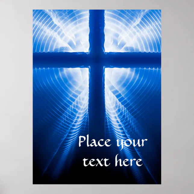 Christ Cross Poster | Zazzle