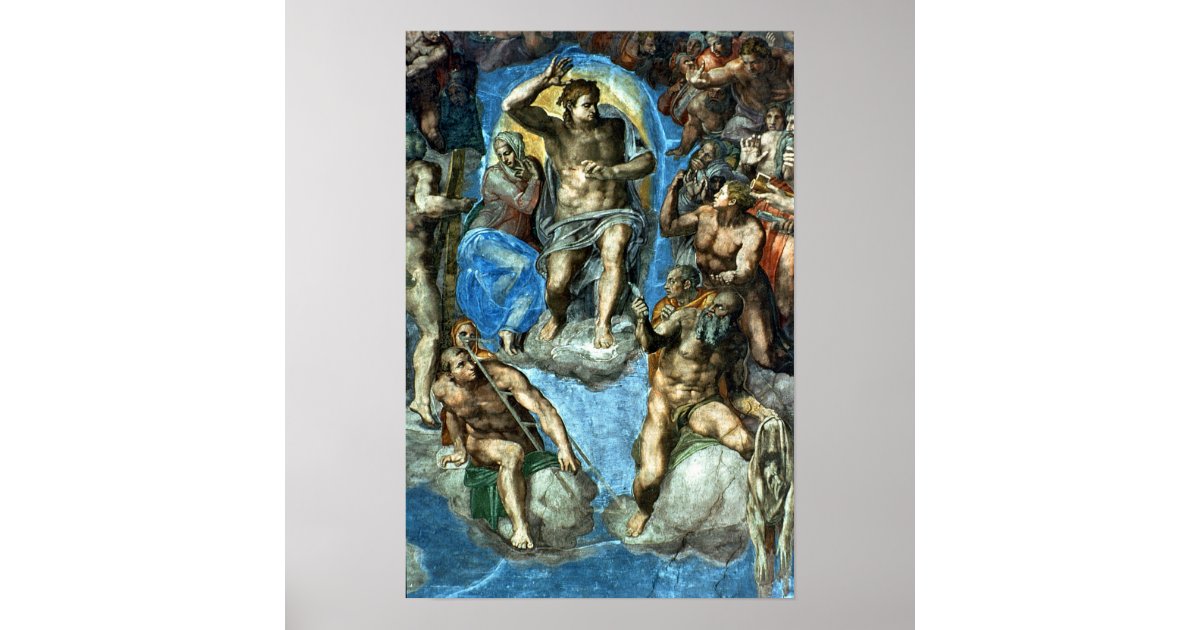 Christ, detail from 'The Last Judgement' Poster | Zazzle