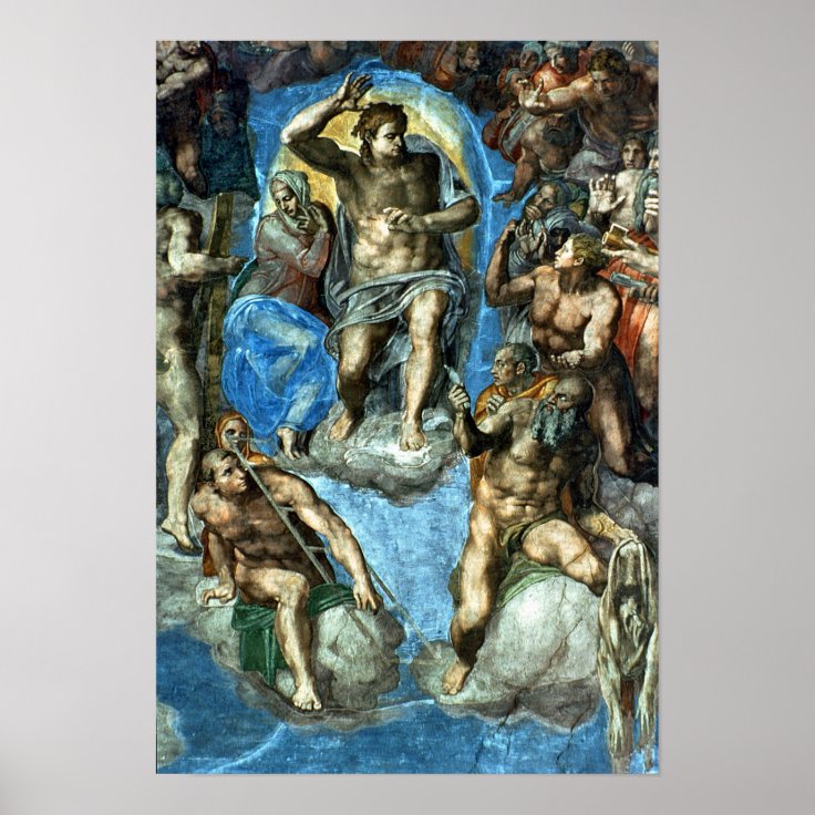 Christ, detail from 'The Last Judgement' Poster | Zazzle