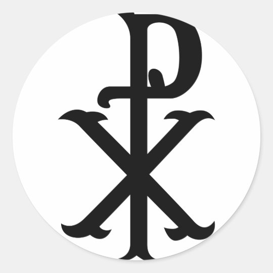 Christ Symbol PX Classic Round Sticker | Zazzle.com