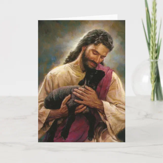 Christ The Good Shepherd Card | Zazzle