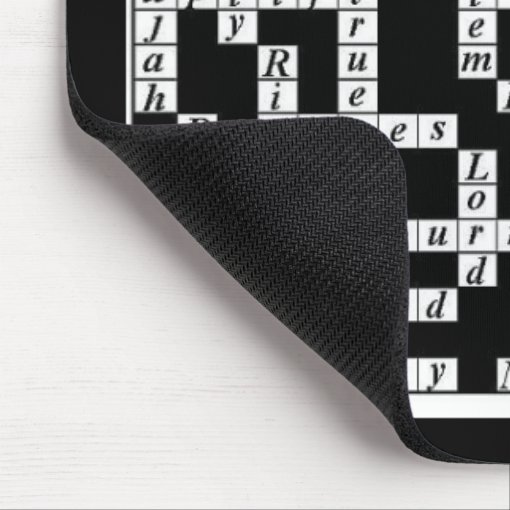 CHRIST-Word Puzzle Mouse Pad | Zazzle