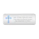 Christening / Baptism / Communion Blue Cross BOY Label | Zazzle