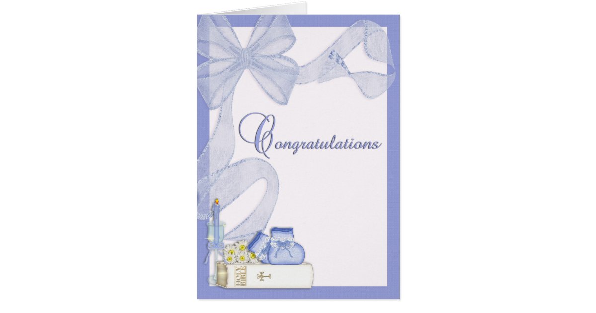 Printable Congratulation Cards Christening