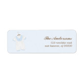 Christening Gown Baptism Labels | Zazzle