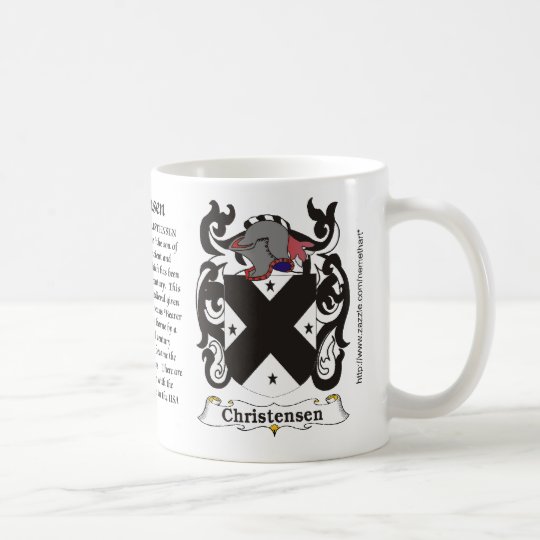 Christensen Family Coat of Arms mug | Zazzle.com