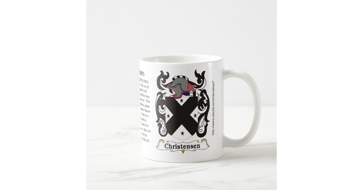 Christensen Family Coat of Arms mug | Zazzle