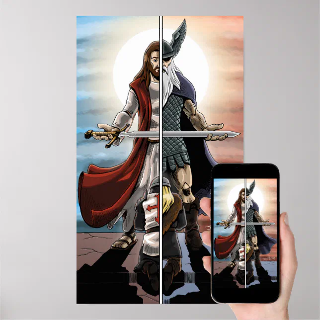 Christian and Pagan Unity! Poster | Zazzle