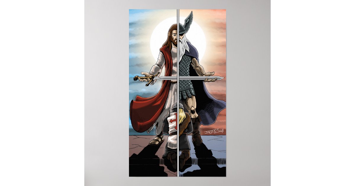 Christian and Pagan Unity! Poster | Zazzle