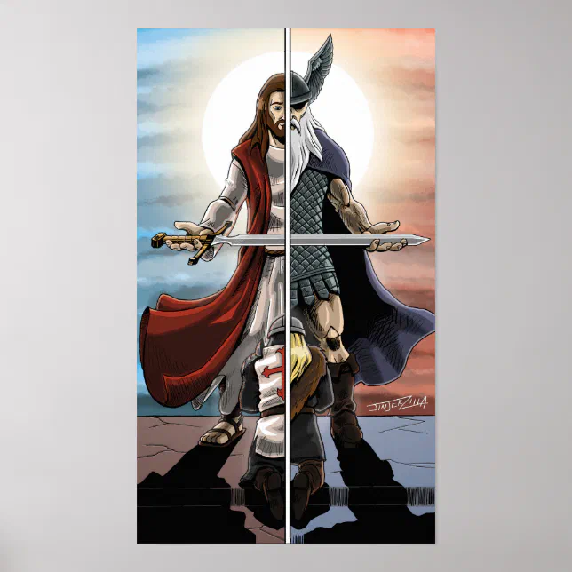 Christian and Pagan Unity! Poster | Zazzle