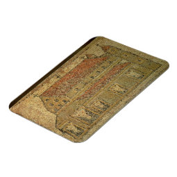Christian basilica, mosaic pavement, Roman period, Magnet | Zazzle