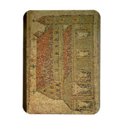 Christian basilica, mosaic pavement, Roman period, Magnet | Zazzle
