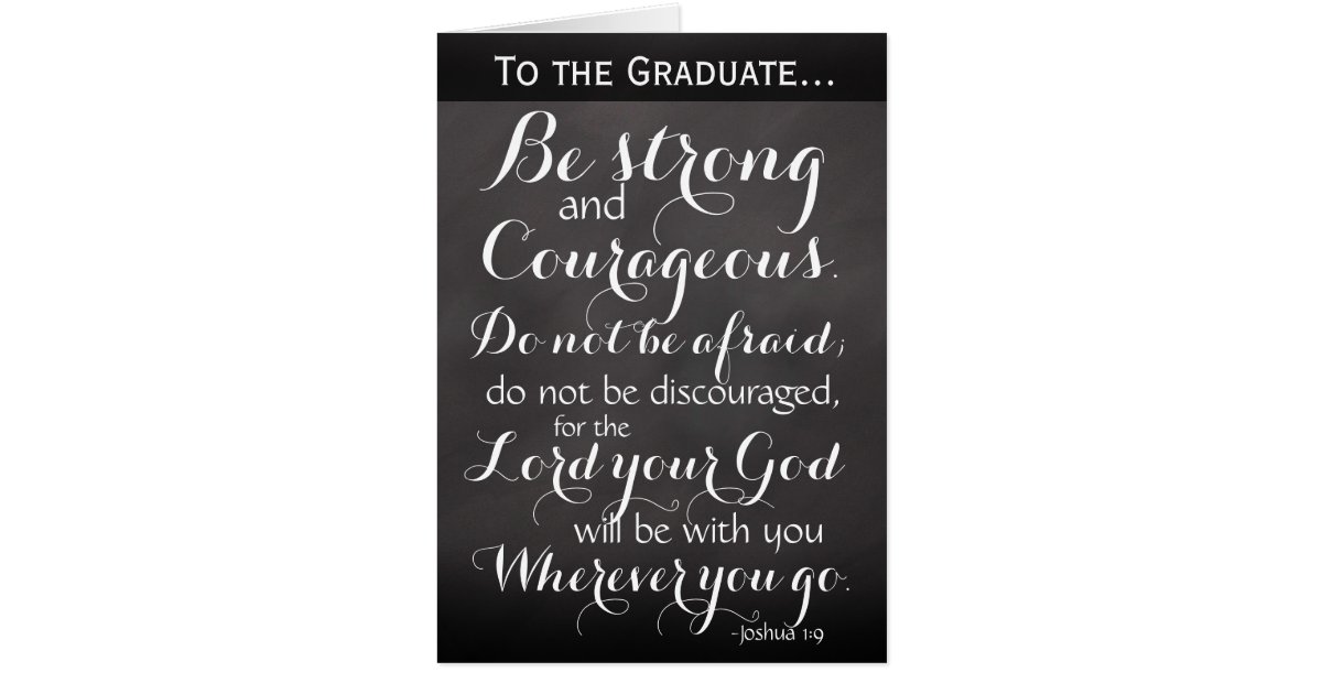 Christian Bible Verse Graduation Congratulations Card | Zazzle.com