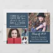 Christian Bible Verse Graduation Photo Collage Invitation | Zazzle