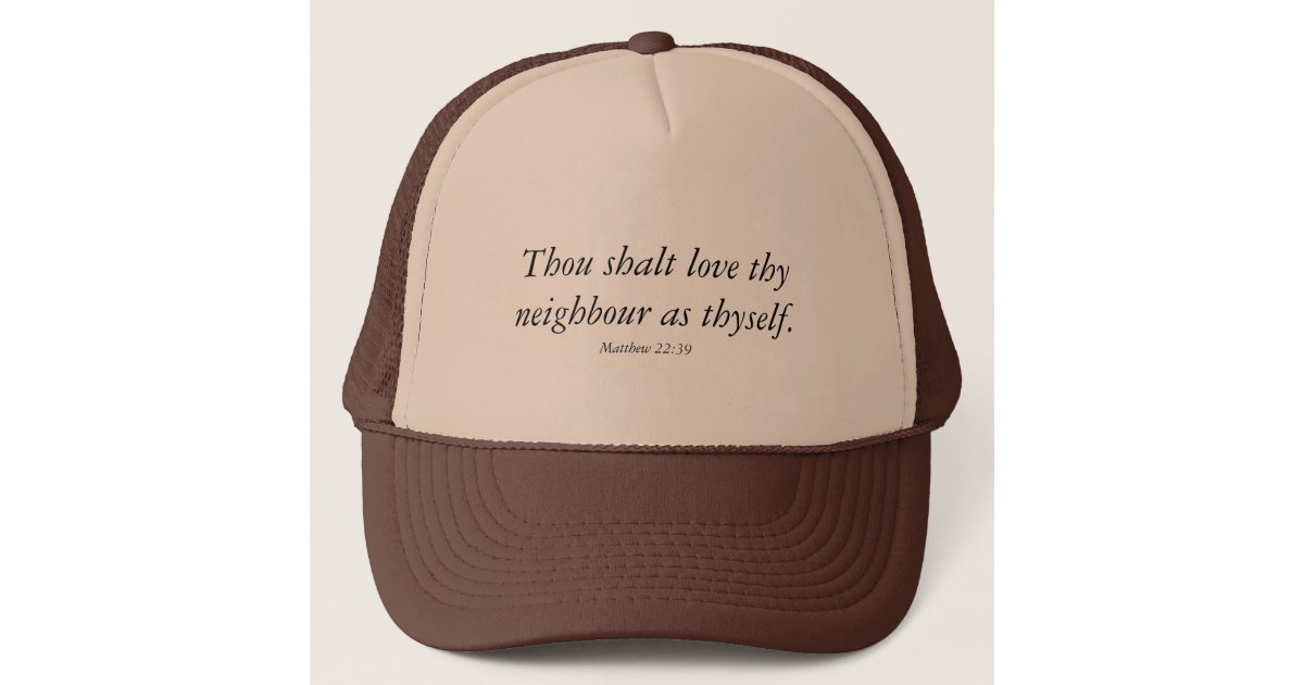Christian Bible verse hat | Zazzle