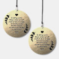 Christian Bible Verse Personalized Text Wind Chime | Zazzle