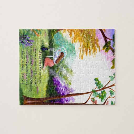 Christian Bible Verse Scripture Creationarts Jigsaw Puzzle | Zazzle