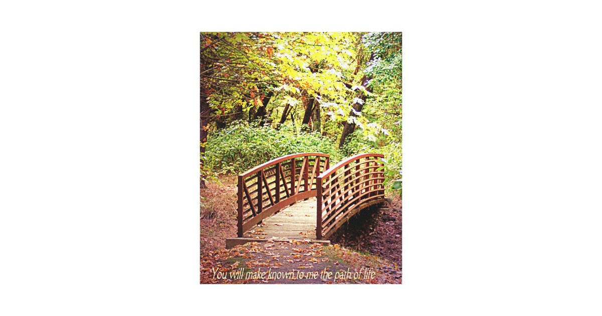 Christian Bible Verse Scripture Forest Creationart Canvas Print ...