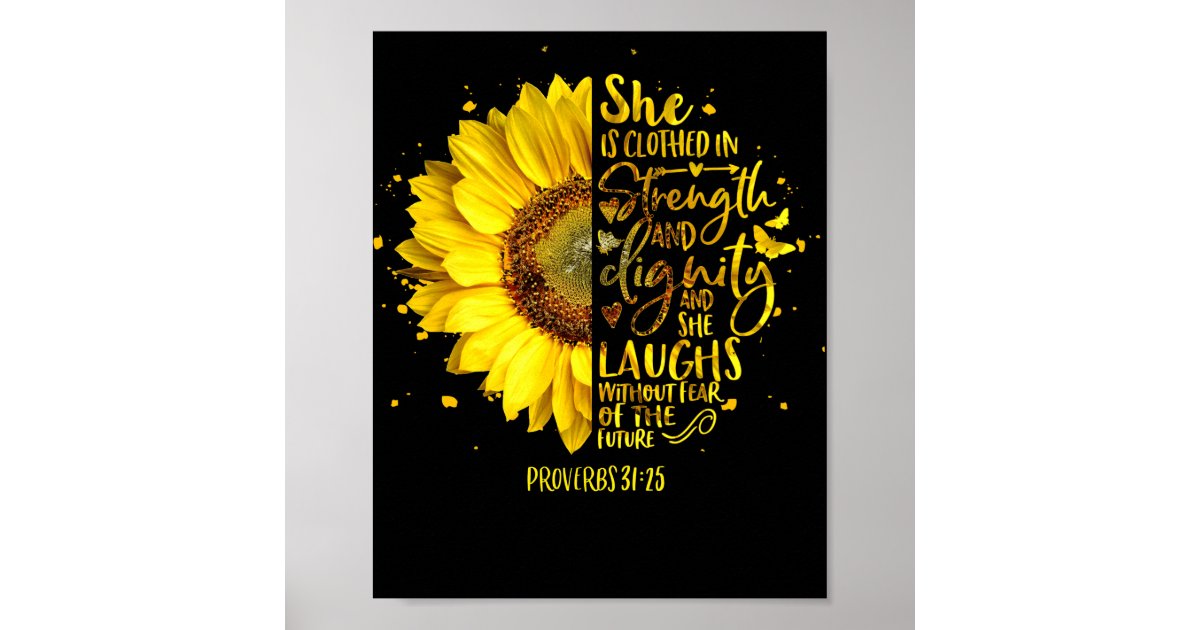 Christian Bible Verse Scripture Religious Poster | Zazzle