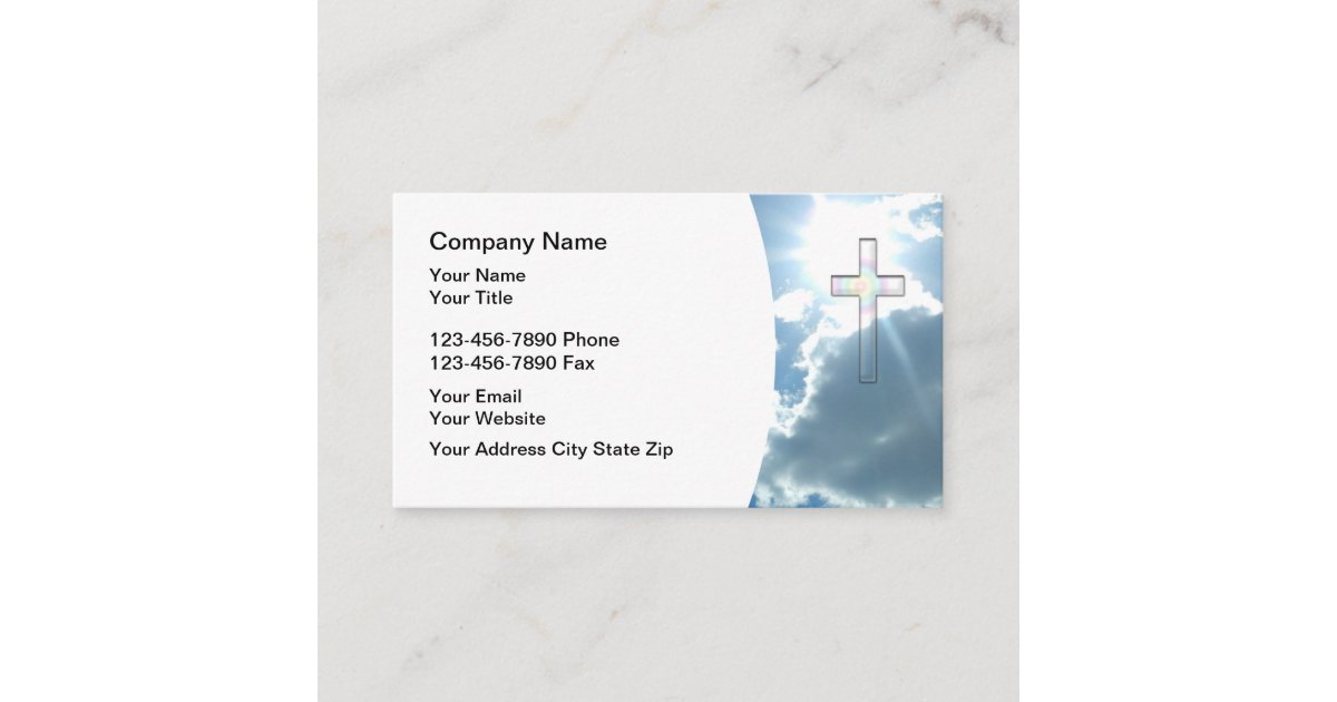 Christian Business Card Design | Zazzle