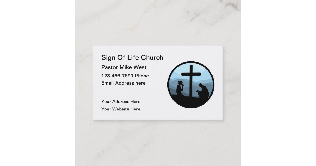 Christian Business Cards Template | Zazzle