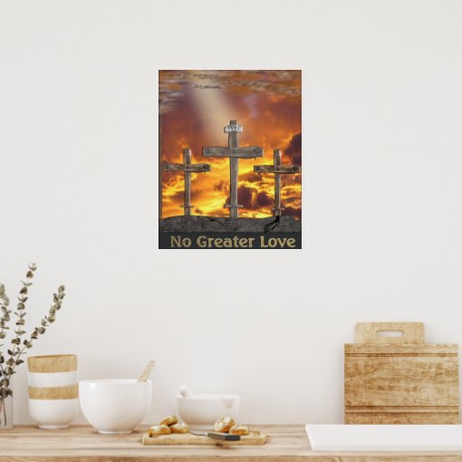 Christian Calvary art poster | Zazzle