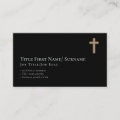 Christian Catholic Priest Pastor Minister Deacon Business Card | Zazzle