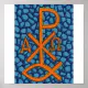 Christian Chi-Rho Fish Poster | Zazzle