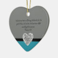 Christian Christmas Bible Verse Romans 8:28 Retro Ceramic Ornament | Zazzle