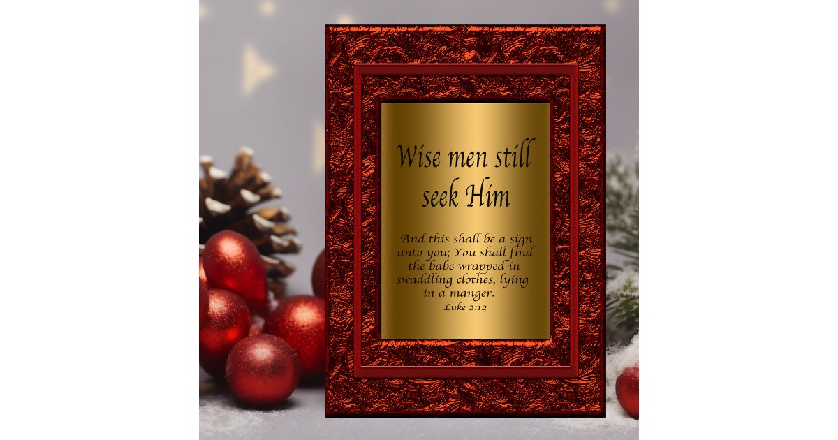 Christian Christmas Cards | Zazzle