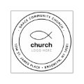 Christian Church Mail Supplies Return Address Self-inking Stamp | Zazzle