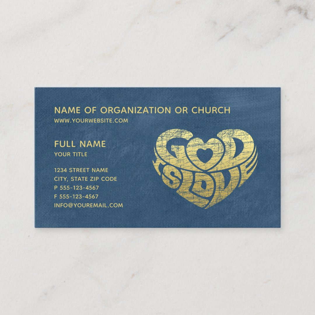 Christian Church Pastor | Religious Ministry Appointment Card | Zazzle