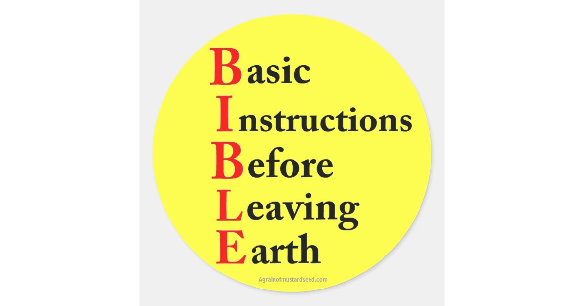 Christian Classic Round Sticker | Zazzle