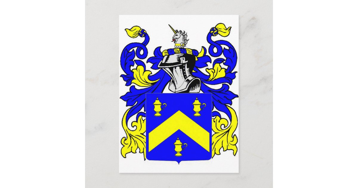 Christian Coat of Arms Postcard | Zazzle