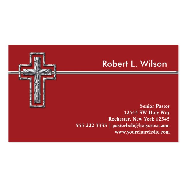 Christian Cross Business Cards