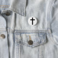 "CHRISTIAN CROSS" BUTTON | Zazzle