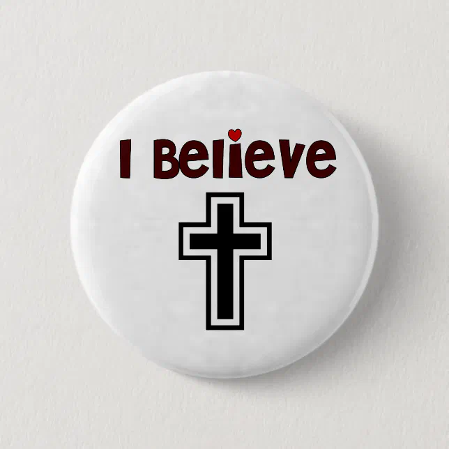 Christian Cross Button | Zazzle