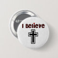 Christian Cross Button | Zazzle