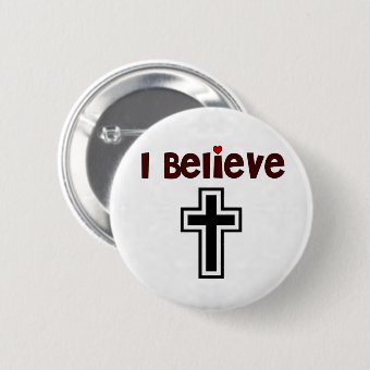 Christian Cross Button | Zazzle