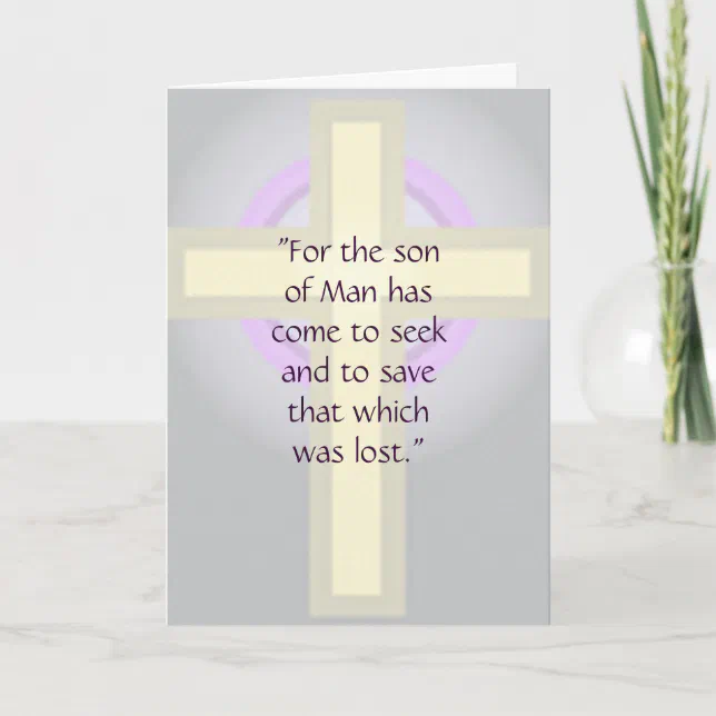 Christian Cross Easter Card | Zazzle