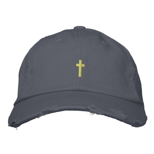 Christian Cross Embroidered Hat | Zazzle.com