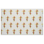 Christian Cross Pattern Fabric | Zazzle