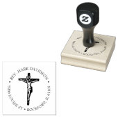 Christian Cross Jesus Christ Crucifix Rubber Stamp | Zazzle