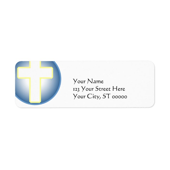 Christian Cross Label | Zazzle.com
