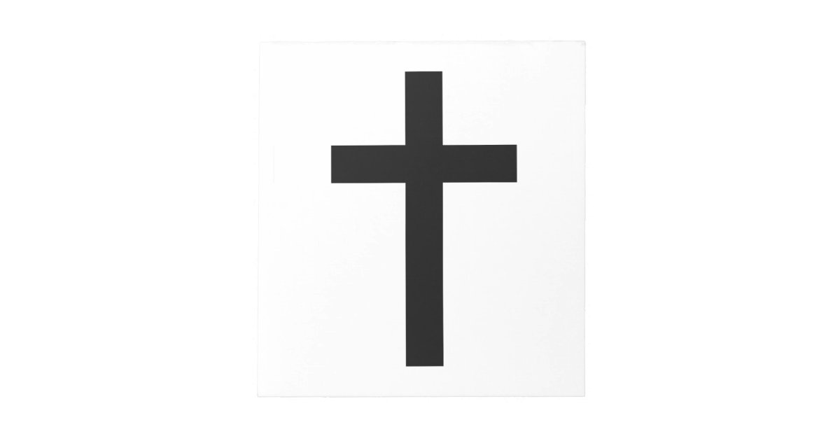 "CHRISTIAN CROSS" NOTEPAD | Zazzle