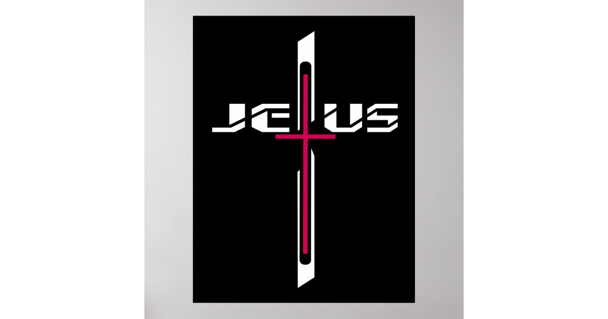 Christian cross poster | Zazzle