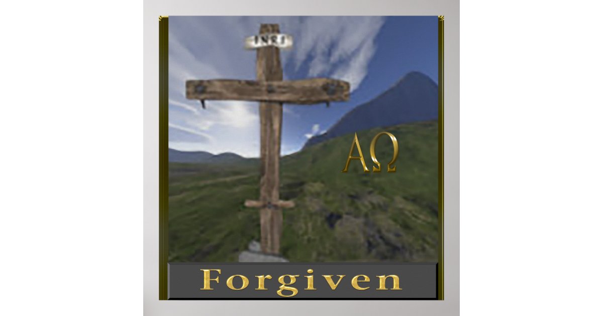 christian cross poster | Zazzle
