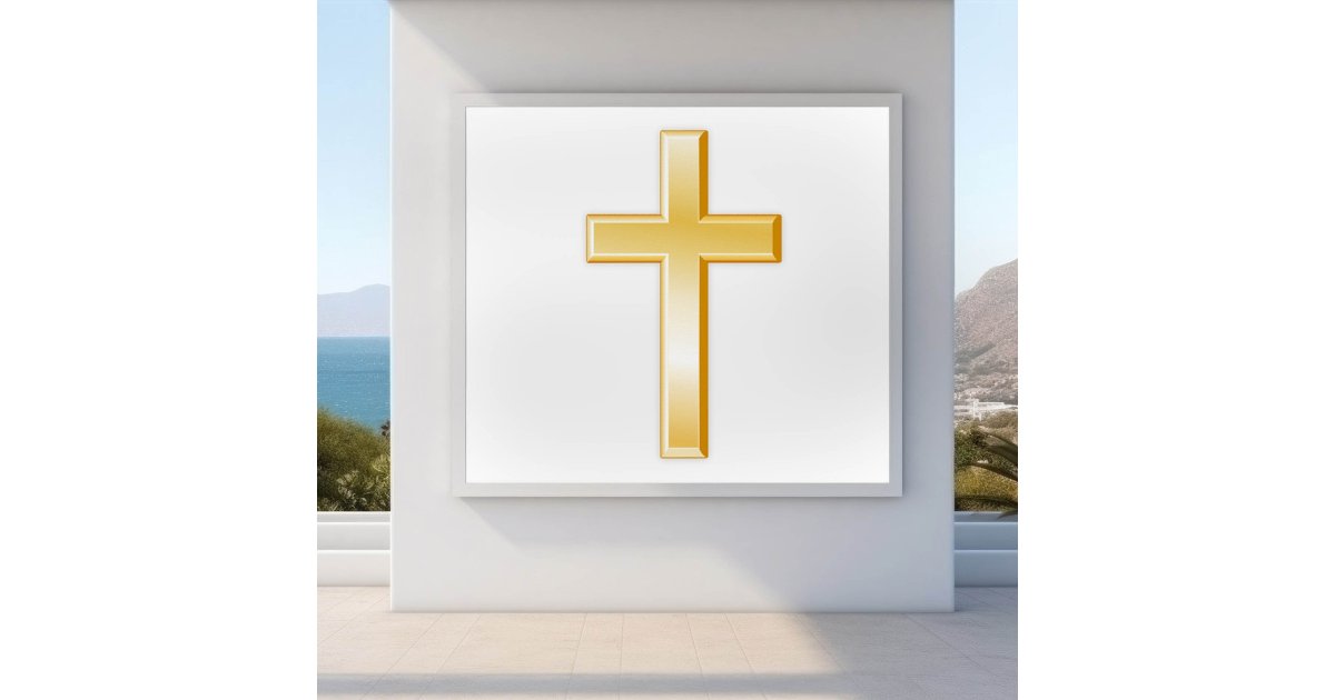 Christian Cross Poster | Zazzle